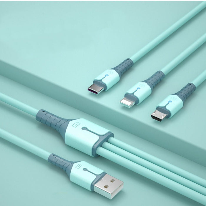 1-Meter Fast-Charging Charger with 3-Port Cord | Multitasky | Multitasky