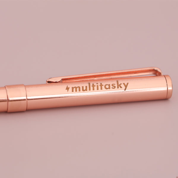 Minimalist Metallic Ink Pen | Multitasky