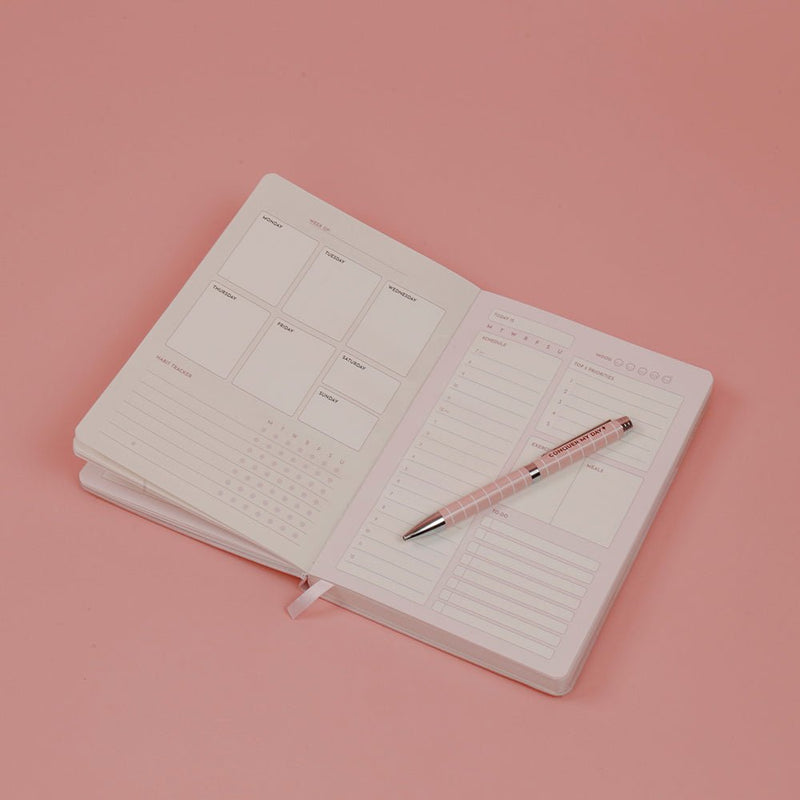 Conquer My Day Hardcover Journal (6 Months Supply, Monthly/Weekly/Dail ...