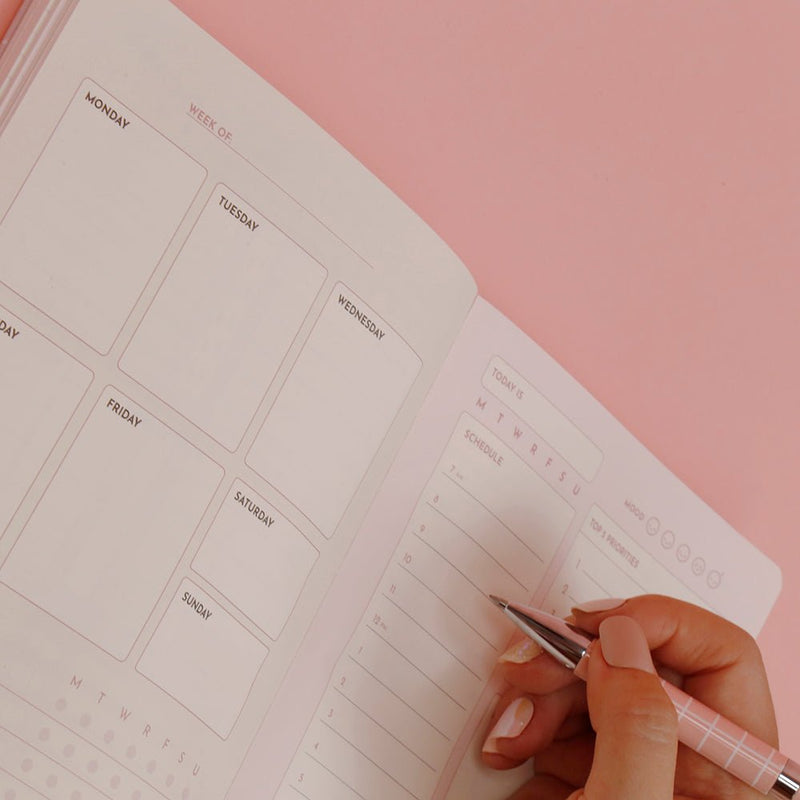 Conquer My Day Hardcover Journal (6 Months Supply, Monthly/Weekly/Dail | Multitasky