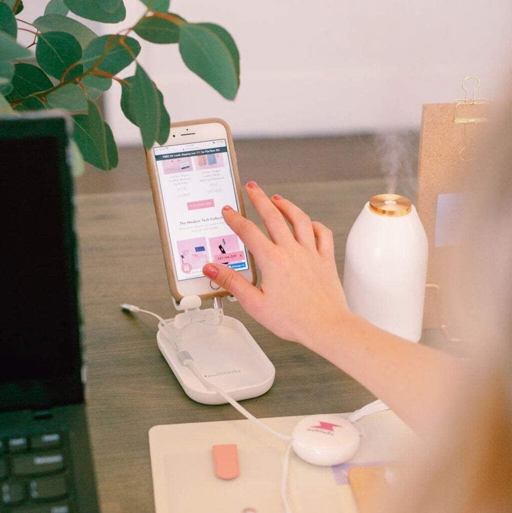 Deluxe Foldable Charging Stand For Phone & iPad | Multitasky | Multitasky