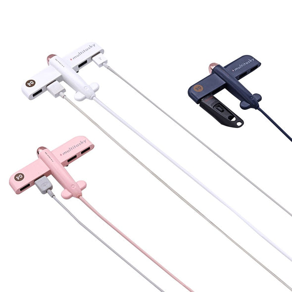 Flyport Cute USB Hub | Plane-Shaped | 4 in 1 | Multitasky