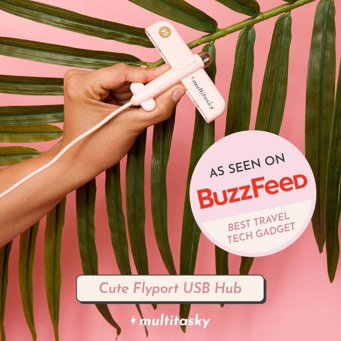 Flyport Cute USB Hub | Plane-Shaped | 4 in 1 | Multitasky