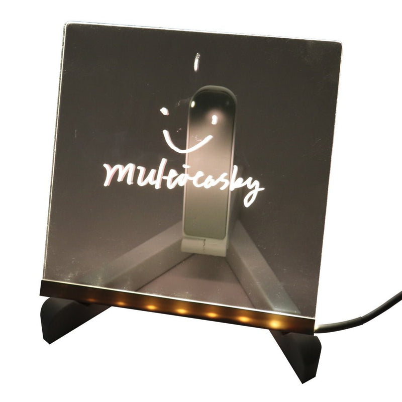 Glowing Acrylic Message Board Set (with 7 Colored Markers) | Multitasky