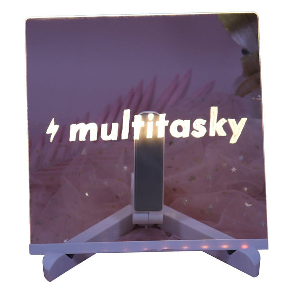 Glowing Acrylic Message Board Set (with 7 Colored Markers) | Multitasky