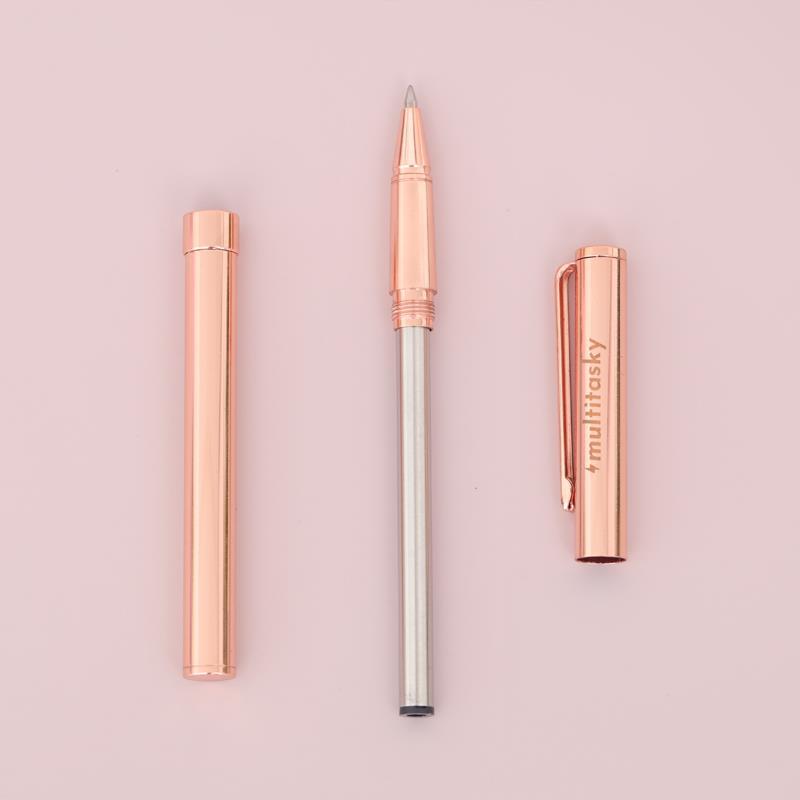 Minimalist Metallic Ink Pen | Multitasky