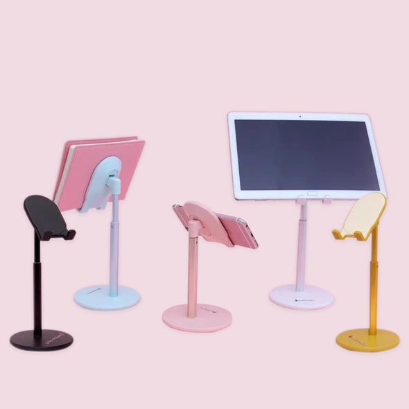 Multi-Angle Extendable Desk Cell Phone Holder & iPad Stand | Multitasky