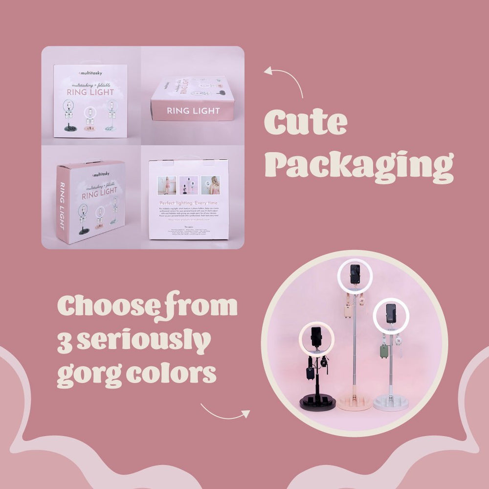 Multitasking Foldable Ring Light | Multitasky