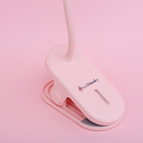 Clampy Bendy Lamp | Clip On | Pink, White, Blue | Multitasky